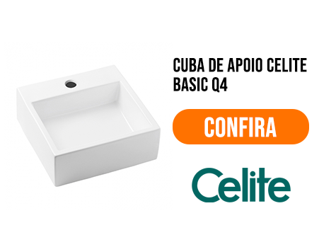 CUBA DE APOIO CELITE BASIC Q4 - Pisos e Acabamentos em Assis-SP